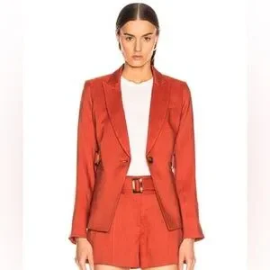 Veronica Beard | Jackets & Coats | Veronica Beard Baltazar Dickey Linen ...